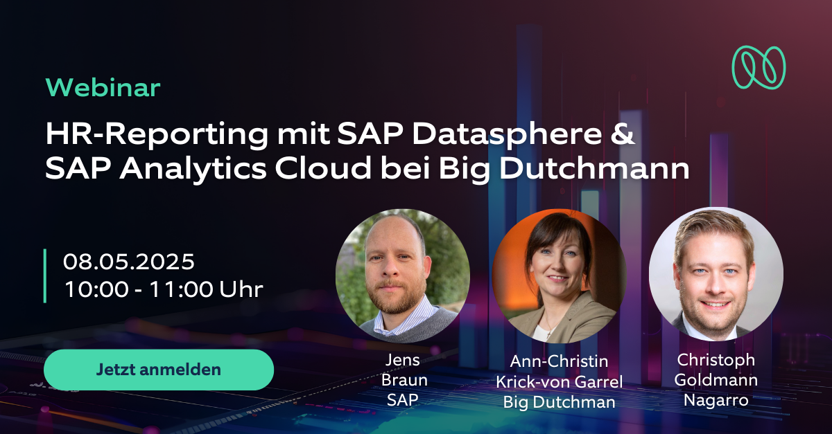HR-Reporting mit SAP Datasphere & SAC bei Big Dutchman | Webinar